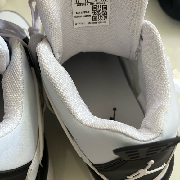 Nike | Shoes | Nike Air Jordan Retro 4s In Military Black | Poshmark